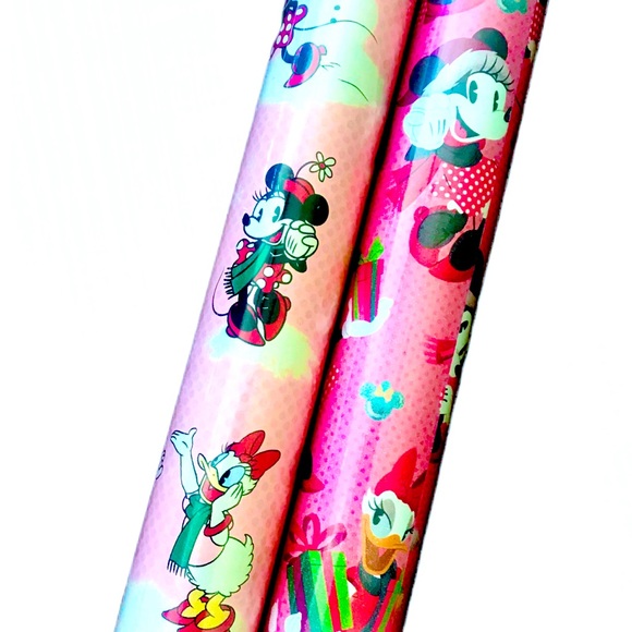 Disney | Holiday | Disney Minnie Daffy Christmas Wrapping Paper | Poshmark